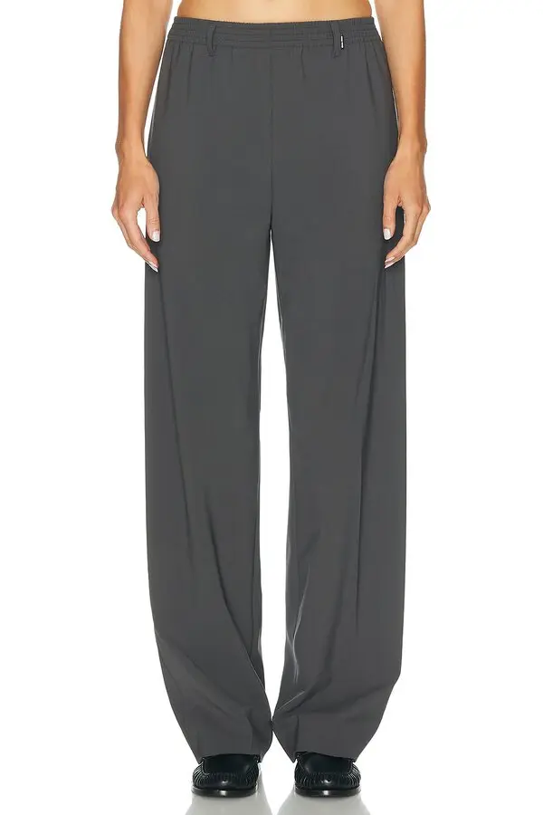 Miu Miu Wool Superfine Pant In Grey