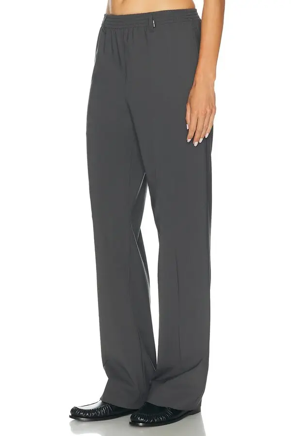Miu Miu Wool Superfine Pant In Grey
