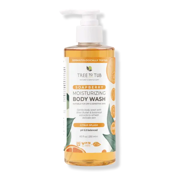 TREE TO TUB Soapberry Moisturizing Body Wash In Citrus Splash