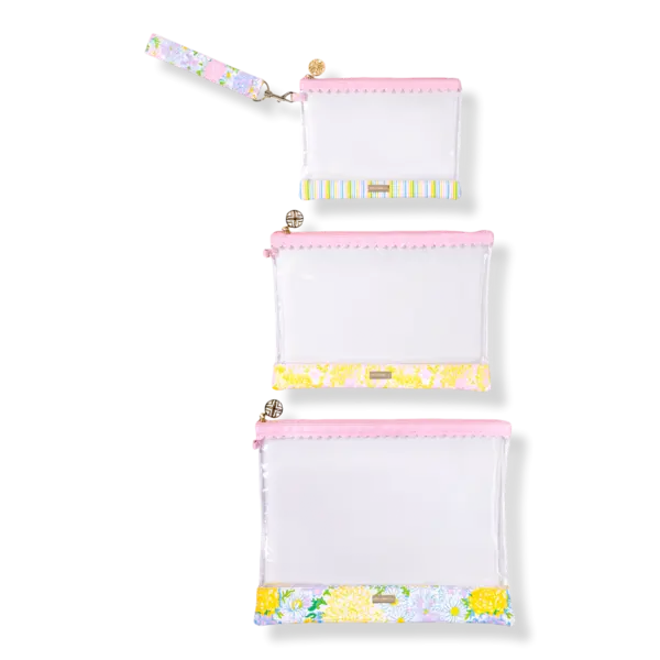 Lilly Pulitzer® Carryall Trio Pouch Set Lilly Garden Home
