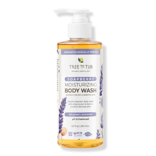 TREE TO TUB Soapberry Moisturizing Body Wash In Relaxing Lavender - One-color