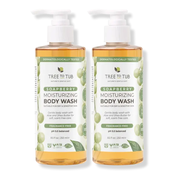 TREE TO TUB Fragrance-free Soapberry Moisturizing Body Wash - One-color