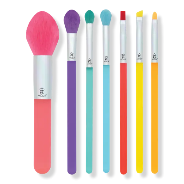 Moda Jelly Gumdrop Makeup Brush Kit - One-color