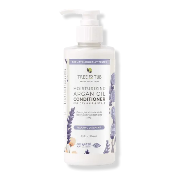 TREE TO TUB Moisturizing Argan Oil Conditioner In Relaxing Lavender - One-color