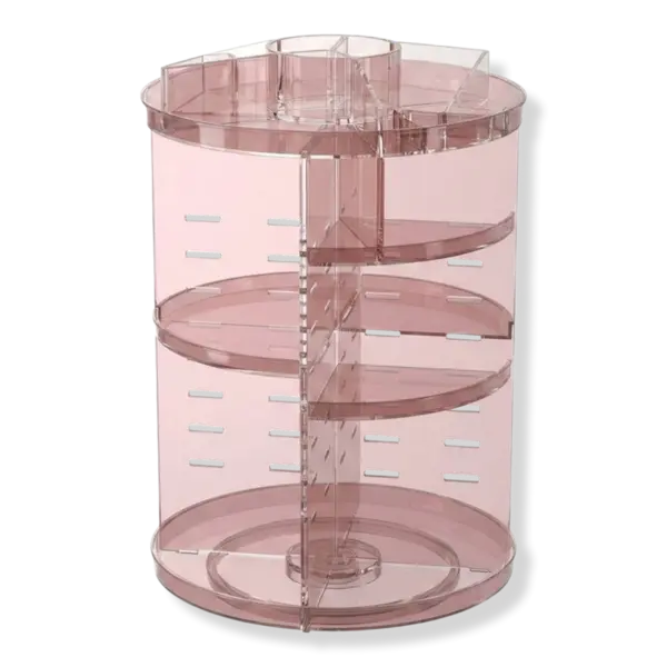 POSITIVE VIBES Rotating Makeup Organizer For Vanity