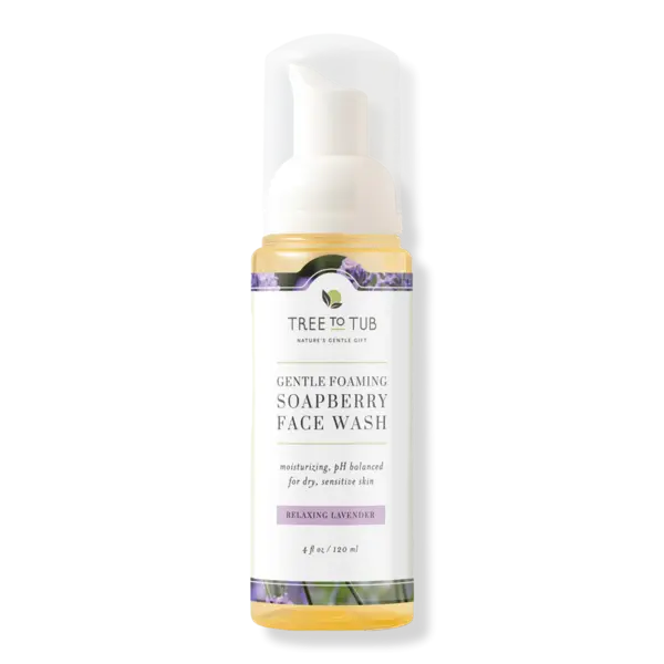 TREE TO TUB Soapberry Foaming Face Wash In Relaxing Lavender For Dry & Sensitive Skin - One-color