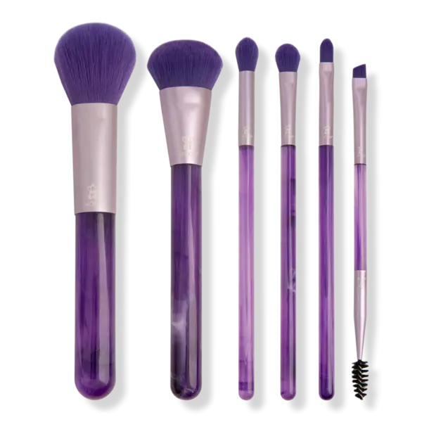 Moda Smokeshow Face Makeup Brush Kit - Purple