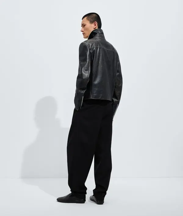 Bottega Veneta Weathered Leather Jacket