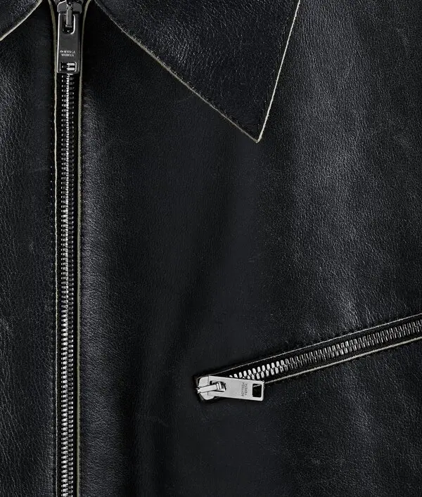 Bottega Veneta Weathered Leather Jacket