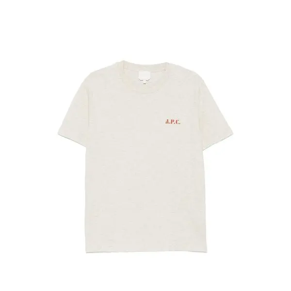 A.p.c. Neutrals T-shirts & Vests T-shirts - Cream