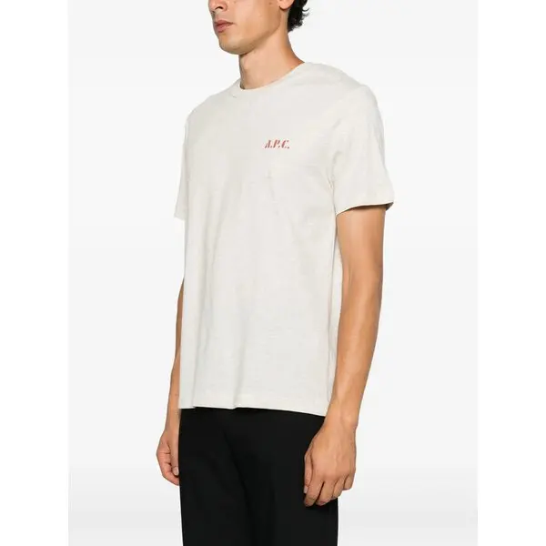 A.p.c. Neutrals T-shirts & Vests T-shirts - Cream