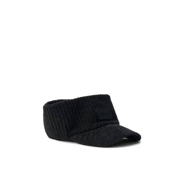 Bogner Tessie Knitted Visor - Black