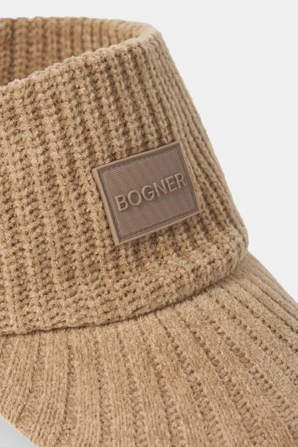 Bogner Tessie Knitted Visor - Hazel