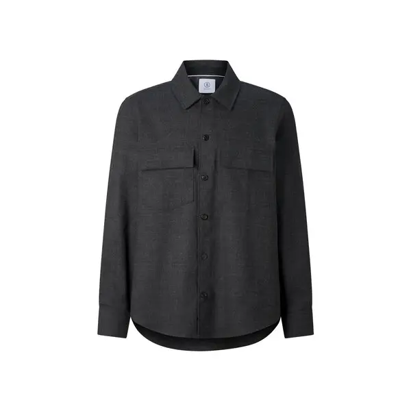 Bogner Heiko Virgin Wool Shirt - Anthracite