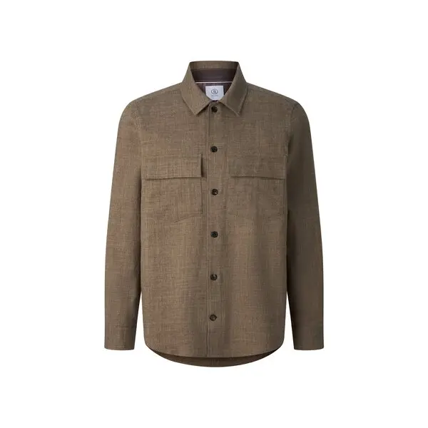 Bogner Heiko Virgin Wool Shirt - Brown