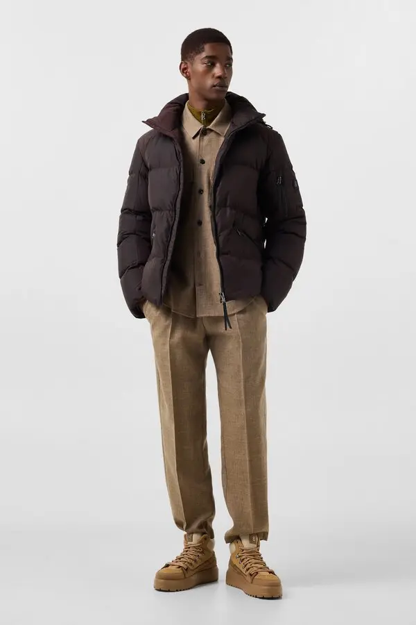 Bogner Heiko Virgin Wool Shirt - Brown