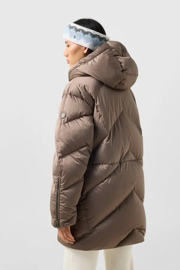 Bogner Glenda Down Parka - Gray-brown
