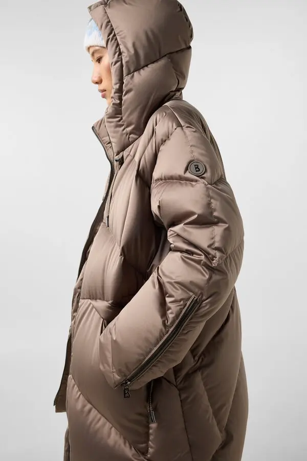 Bogner Glenda Down Parka - Gray-brown