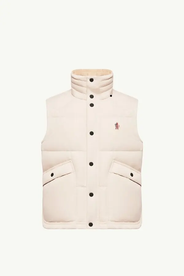 Moncler Evans Down Vest - Beige