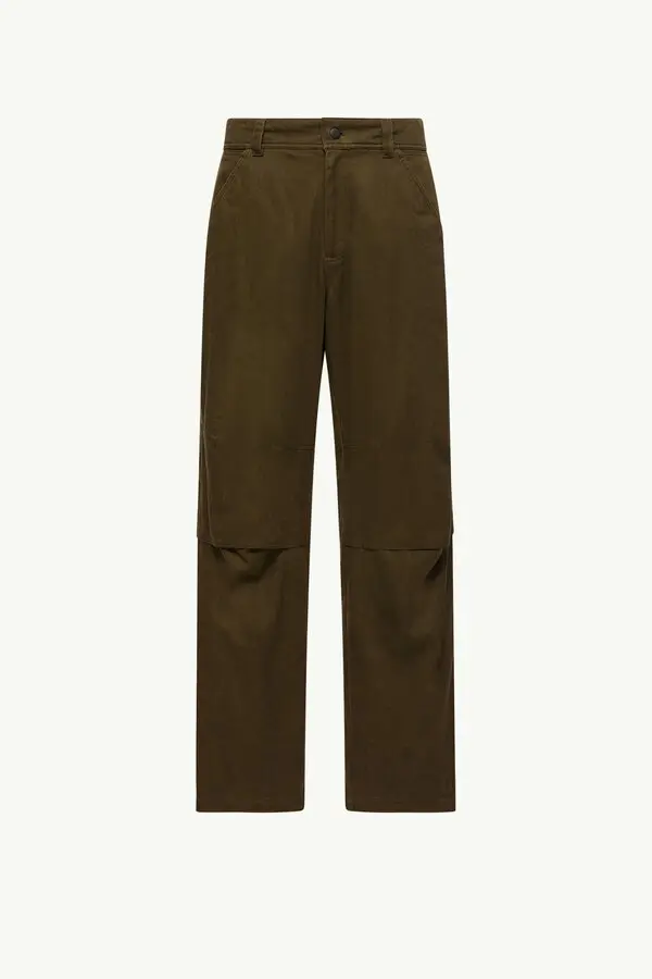 Moncler Straight Leg Cotton Pants