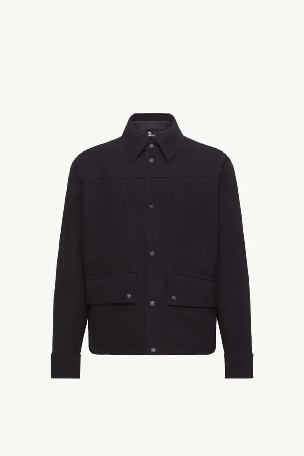 Moncler Interlock Long Sleeve Shirt - Blue