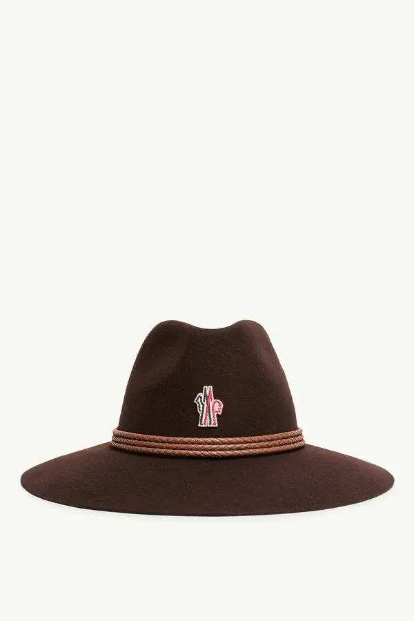 Moncler Wool Wide Brim Hat