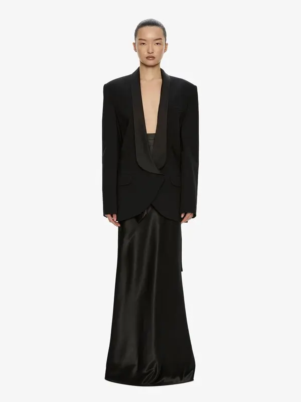 Christopher Esber Tuxedo Contrast Wool Blazer