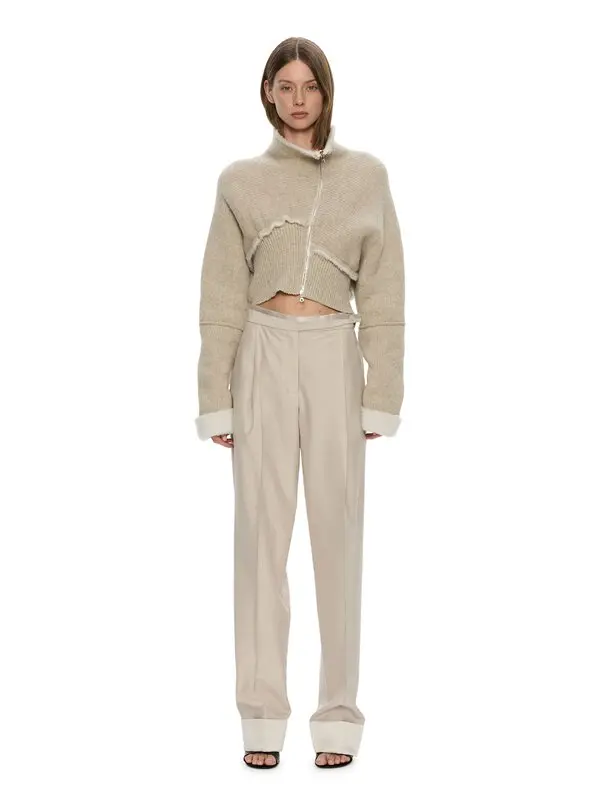 Christopher Esber Rowan Sateen Cuffed Trouser