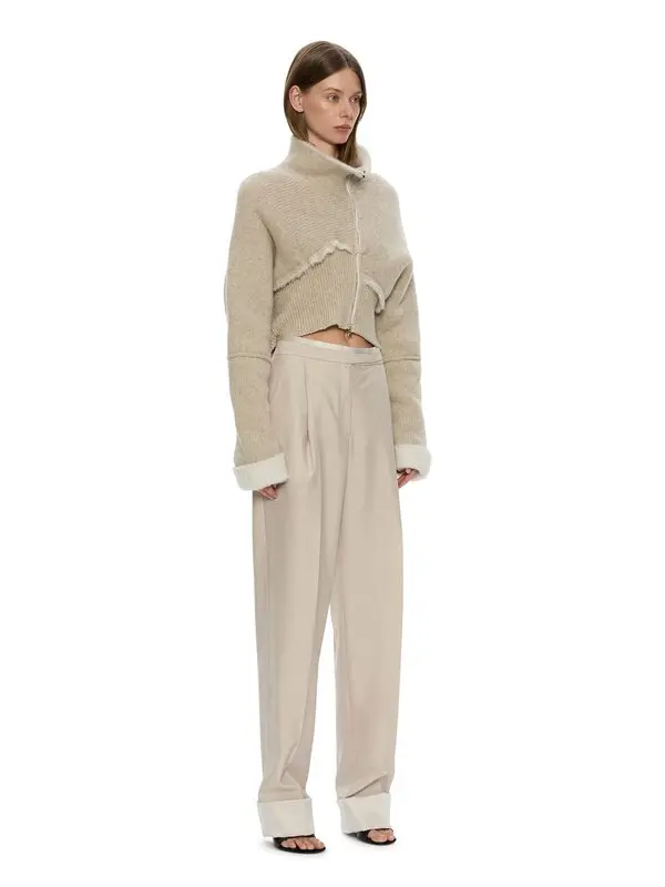 Christopher Esber Rowan Sateen Cuffed Trouser