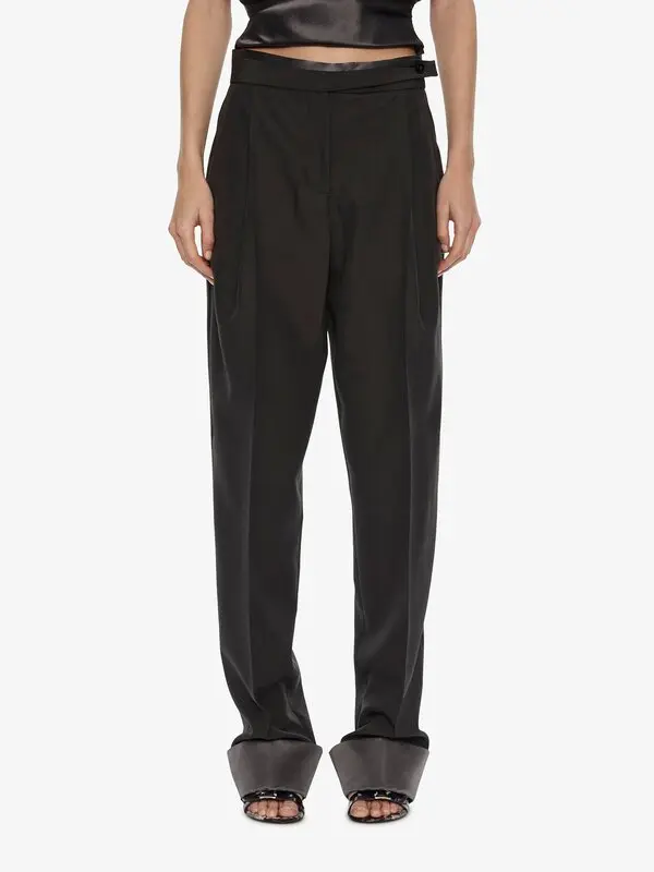Christopher Esber Rowan Sateen Cuffed Trouser