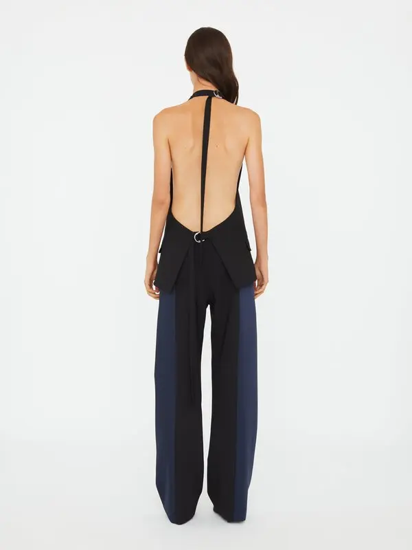 Christopher Esber Tuxedo Contrast Wool Vest