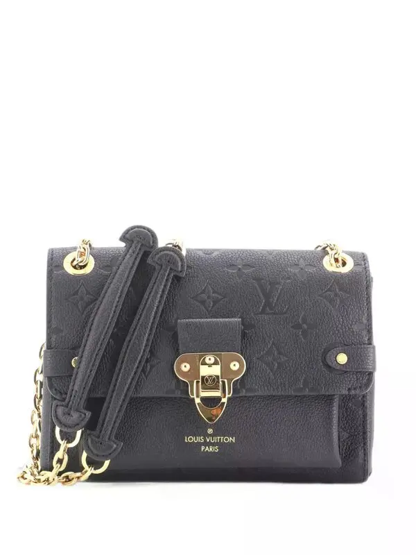 LOUIS VUITTON Vavin Handbag Monogram Empreinte Leather Bb Crossbody Bag - Black