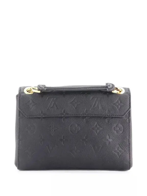 LOUIS VUITTON Vavin Handbag Monogram Empreinte Leather Bb Crossbody Bag - Black