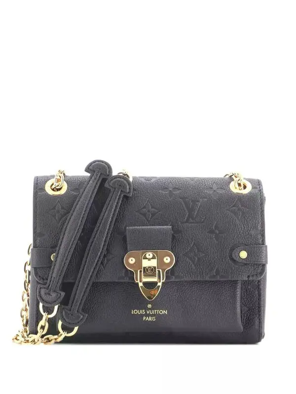 LOUIS VUITTON Vavin Handbag Monogram Empreinte Leather Bb Crossbody Bag - Black