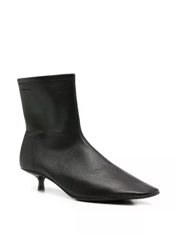 Calvin Klein Pointed-toe Kitten-heel Boots