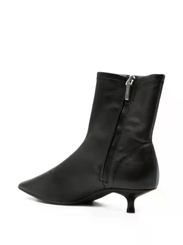 Calvin Klein Pointed-toe Kitten-heel Boots