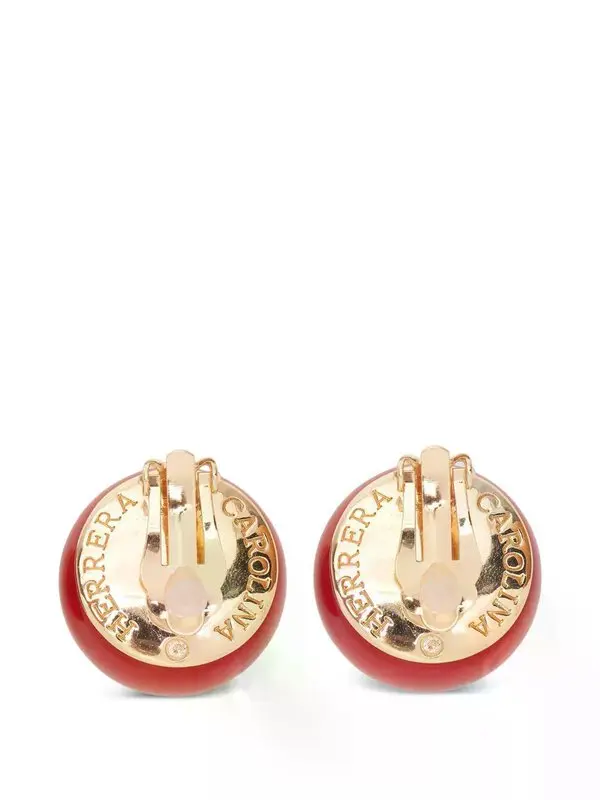Carolina Herrera Ball Earrings - Gold