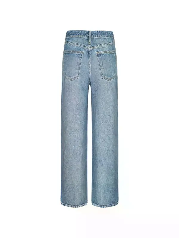 Rag & Bone Rb Miramar Sport Stripe Side-stripe Wide-leg Jeans