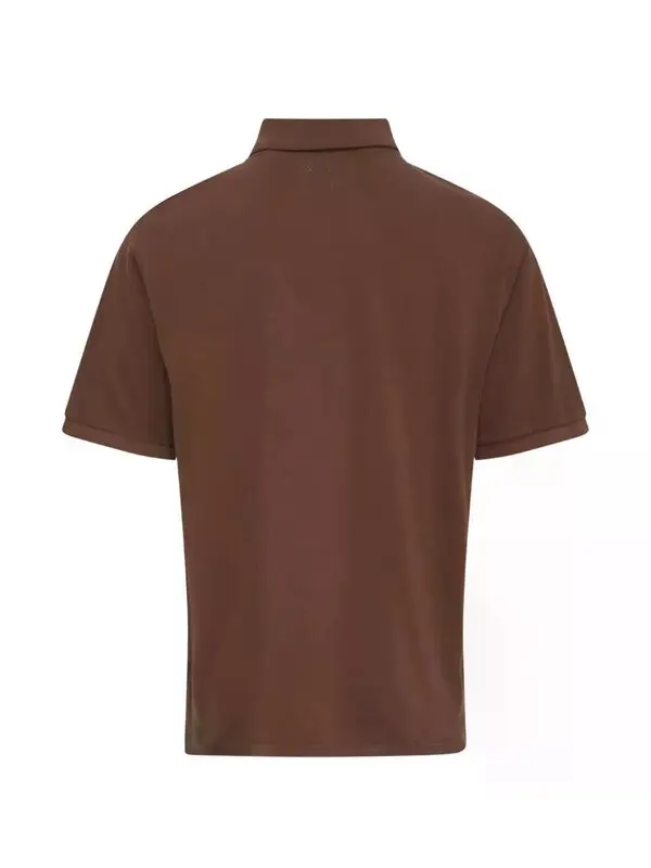 VOWELS Embroidered-logo Polo Shirt