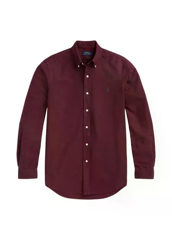 Polo Ralph Lauren Logo-embroidered Button-down Shirt - Red