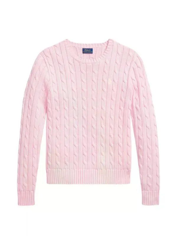 Polo Ralph Lauren Cable-knit Cotton Sweater - Pink