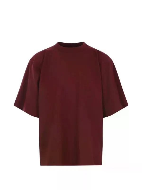 HED MAYNER Oversized Logo-embroidered T-shirt - Red
