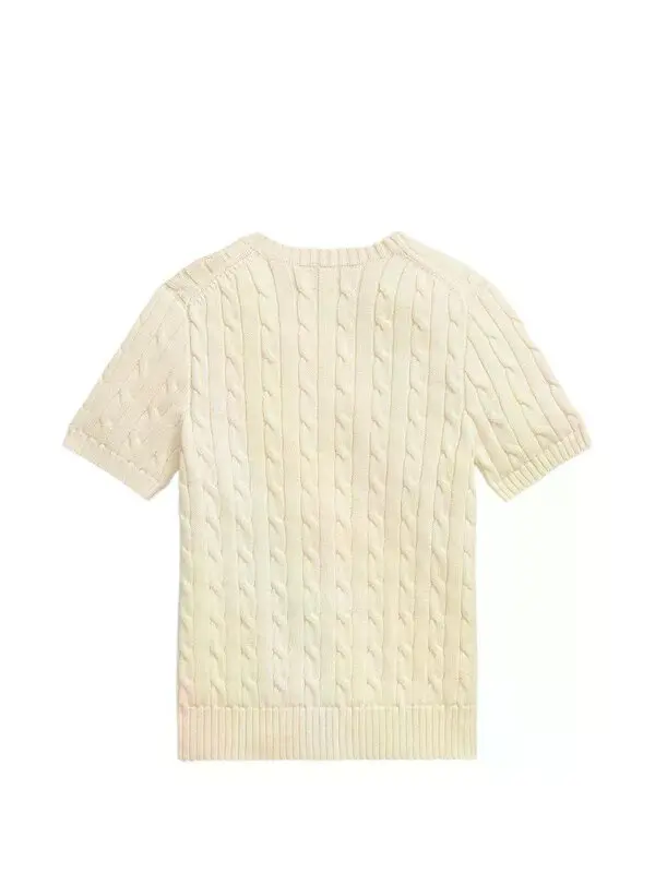 Polo Ralph Lauren Cable-knit Short-sleeve T-shirt