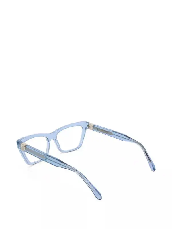 FERRAGAMO Gancini Transparent Cat-eye Glasses