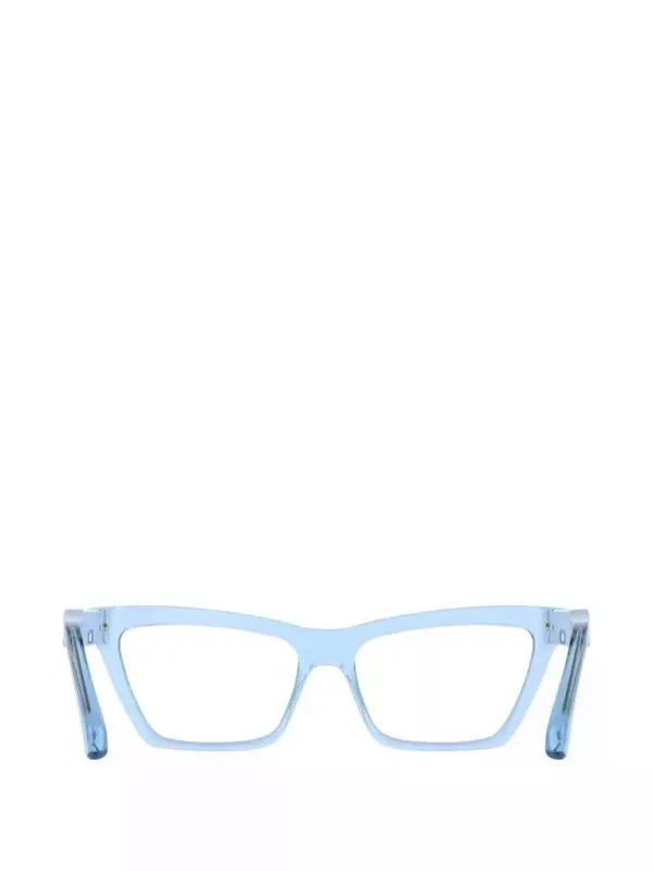 FERRAGAMO Gancini Transparent Cat-eye Glasses
