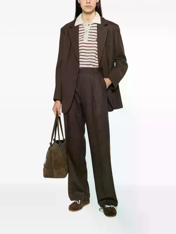 Sandro Crystal-embellished Tailored Blazer