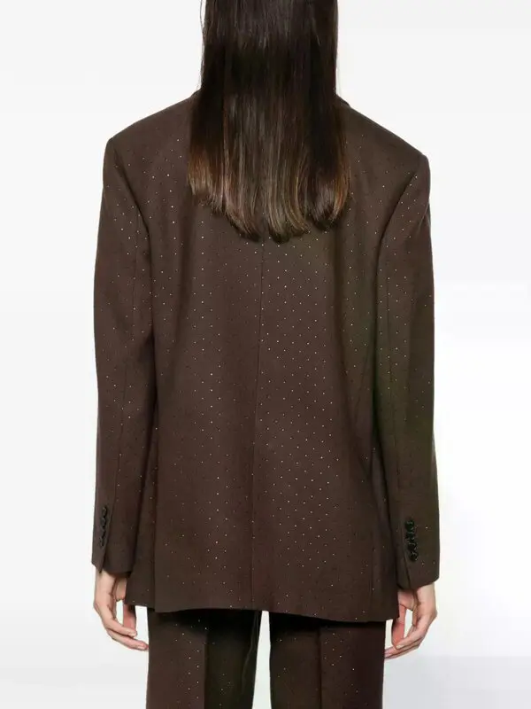 Sandro Crystal-embellished Tailored Blazer