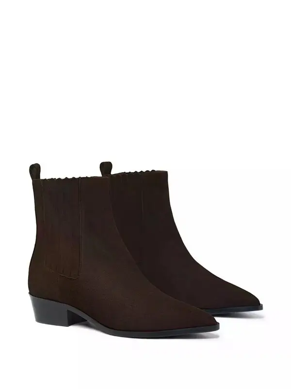 SCAROSSO Olivia Pointed-toe Chelsea Boots