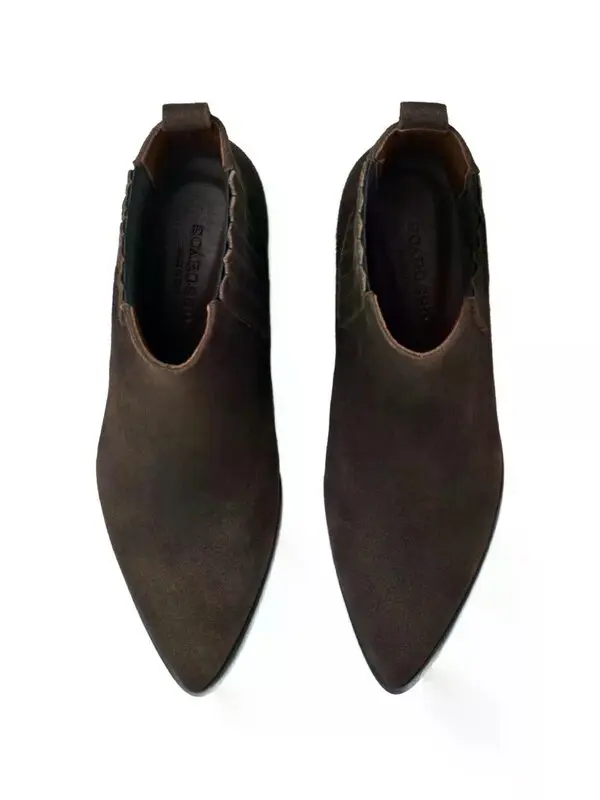 SCAROSSO Olivia Pointed-toe Chelsea Boots