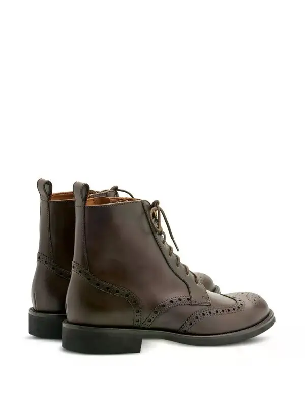 LOTTUSSE Brogue-detail Lace-up Boots